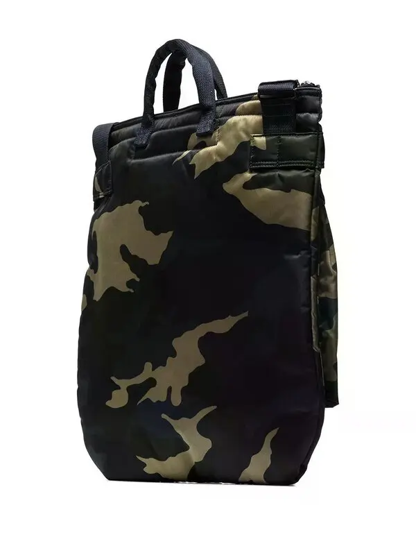 PORTER-YOSHIDA & CO Camouflage Print Helmet Tote Bag
