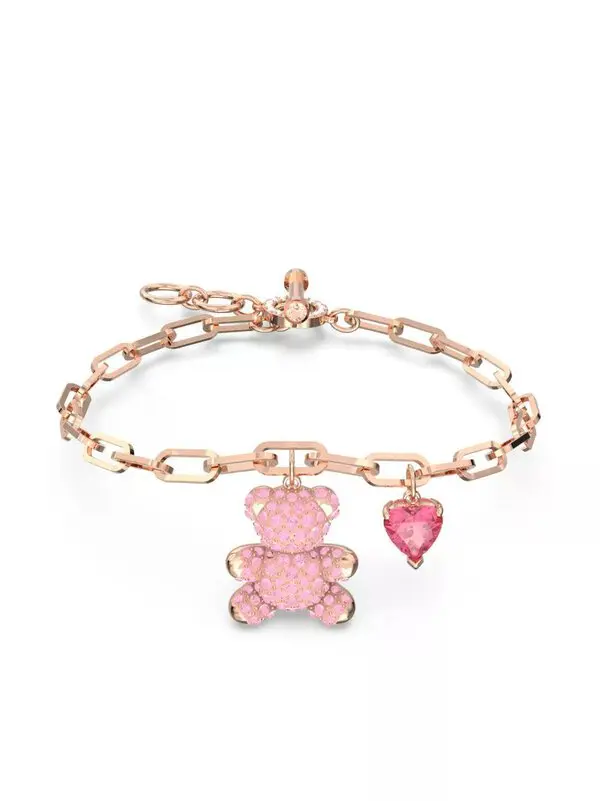 SWAROVSKI Teddy Crystal-embellished Bracelet - Pink