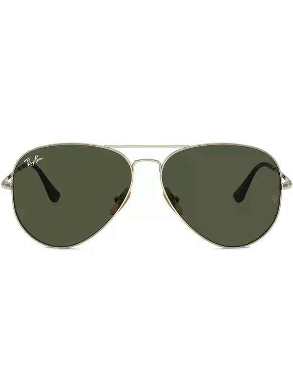 Ray-ban Aviator Titanium Sunglasses - Gold