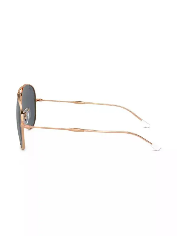 Ray-ban Old Aviator Logo-engraved Sunglasses - Gold