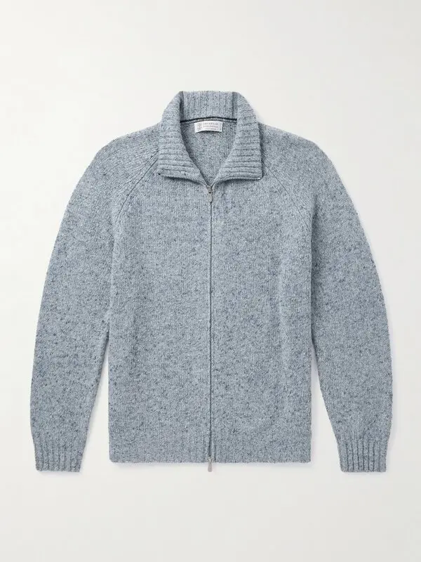 Brunello Cucinelli Cashmere Zip-up Cardigan