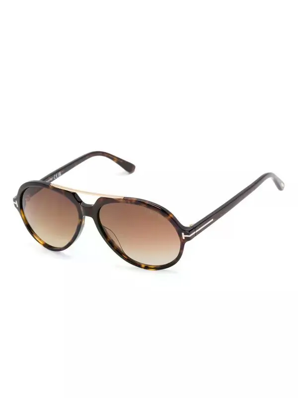 TOM FORD Oversized Sunglasses With Double Bridge