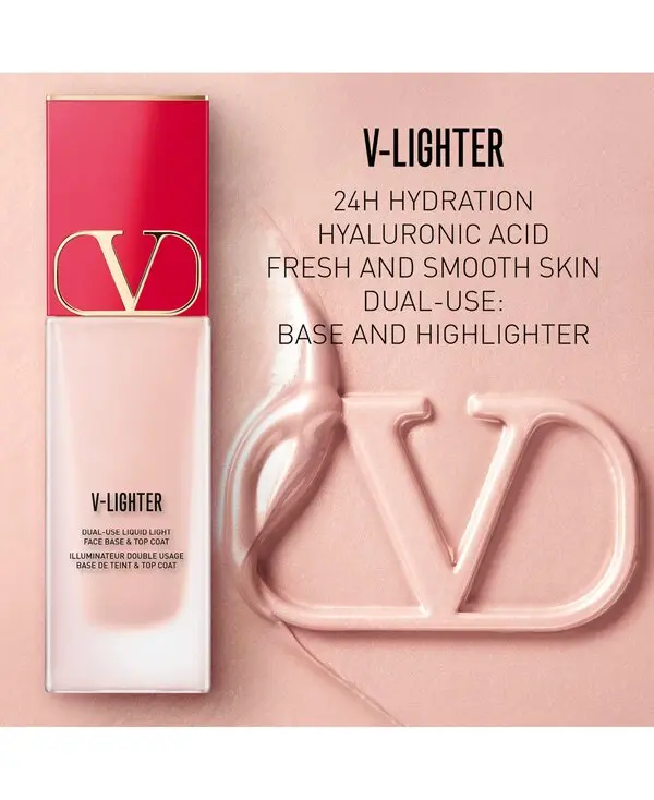 Valentino Garavani V-lighter Illuminating Face Primer & Highlighter With Hyaluronic Acid - 01 Rosa