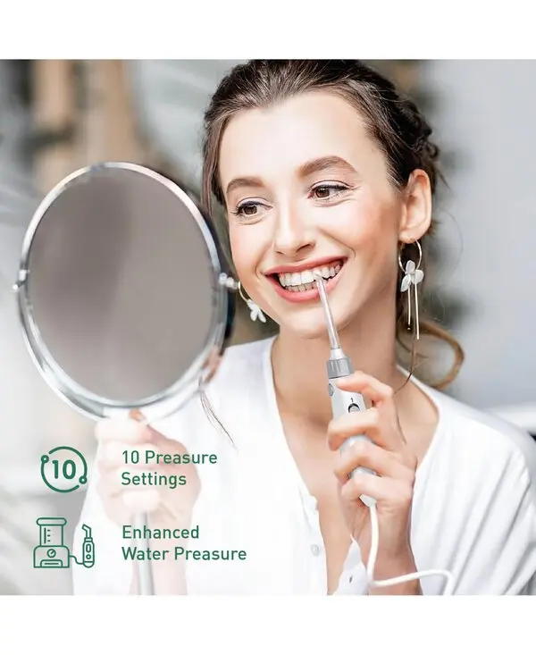 PURSONIC Water Flosser & Sonic Rechargeable Toothbrush Bundle Complete Oral Care System With Uv Sanitizing Function