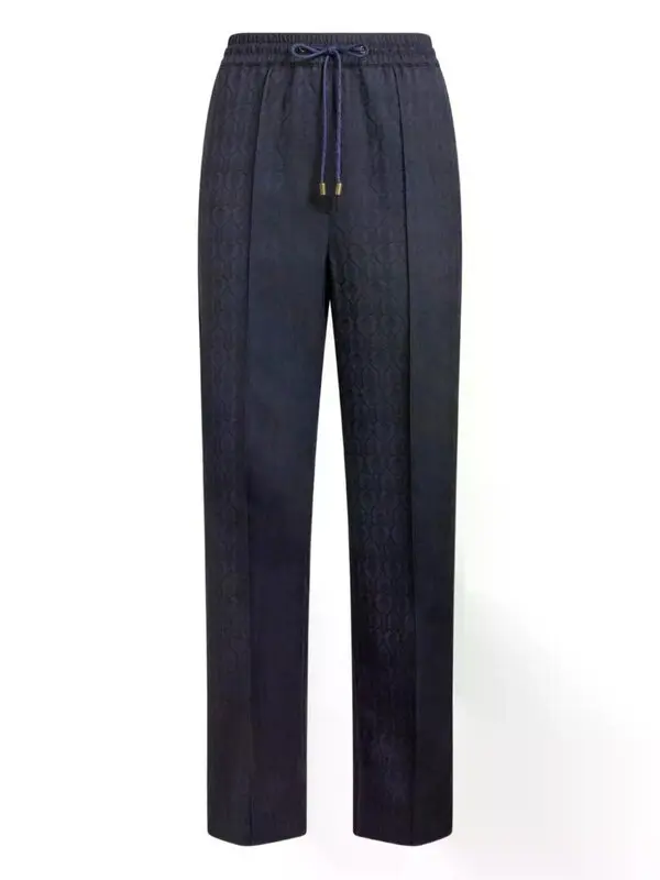 Etro Jacquard Drawstring Trousers