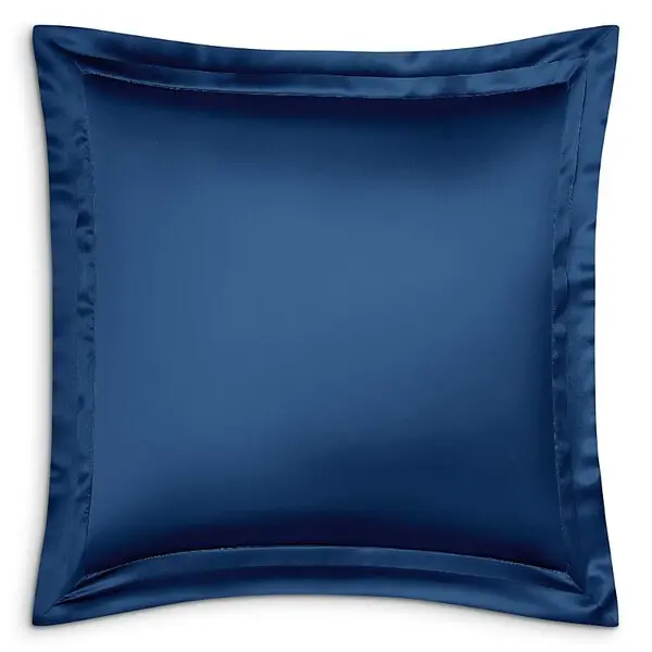 TOGAS House Of Textiles Elite Silk Euro Sham - Dark Blue