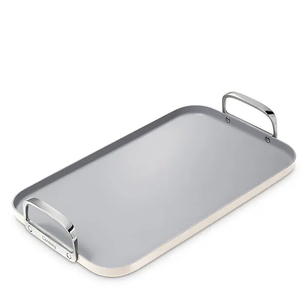 CARAWAY Double Burner Griddle - Cream