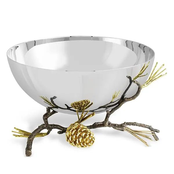 Michael Aram Pine Cone Serving Bowl - Silver
