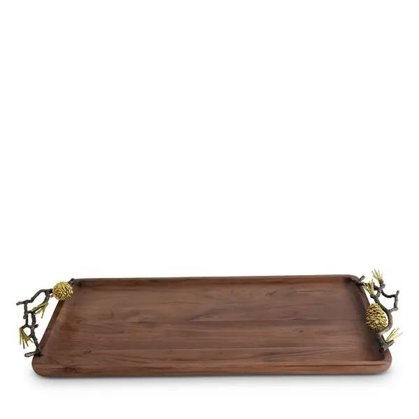 Michael Aram Pine Cone Medium Wood Tray