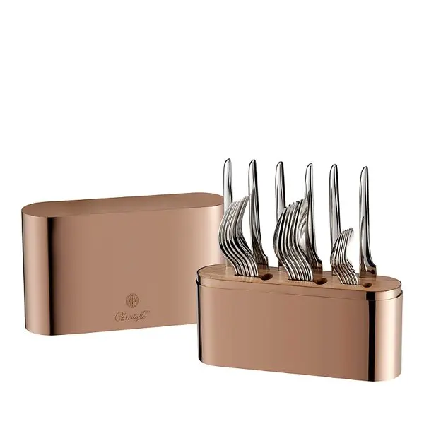 Christofle Concorde Flatware Case - Bronze