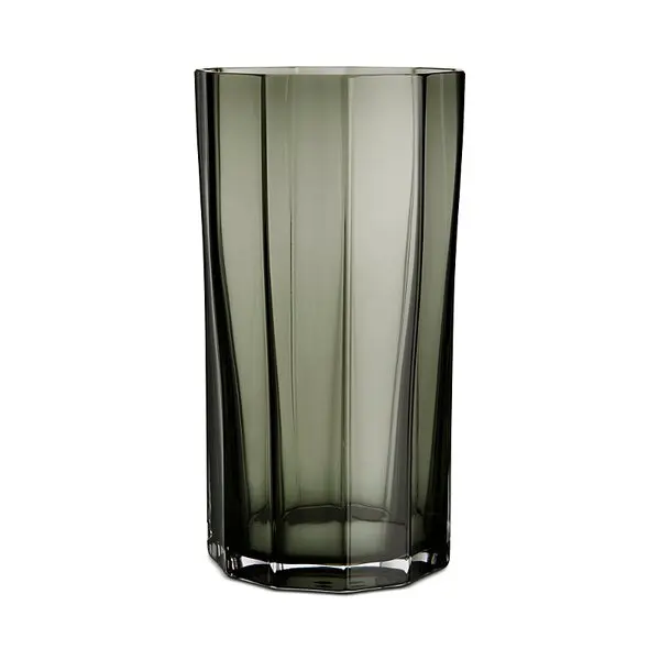 ORREFORS Reed Hurricane Lamp Candle Holder - Clear