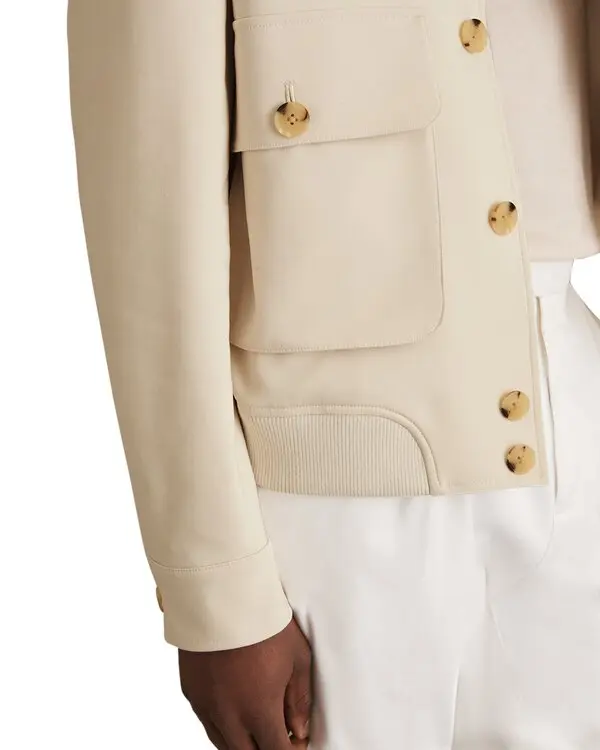 REISS Barry Regular Fit Jersey Jacket