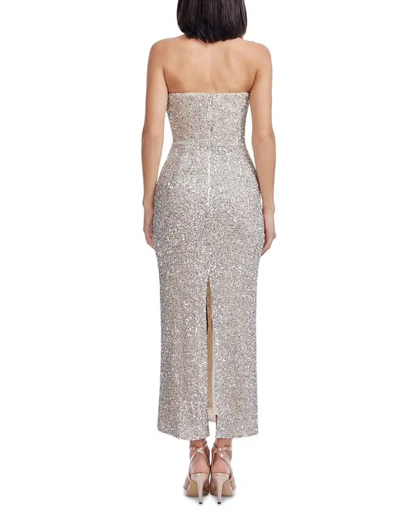 Dress The Population Vada Embellished Midi Dress - Opal