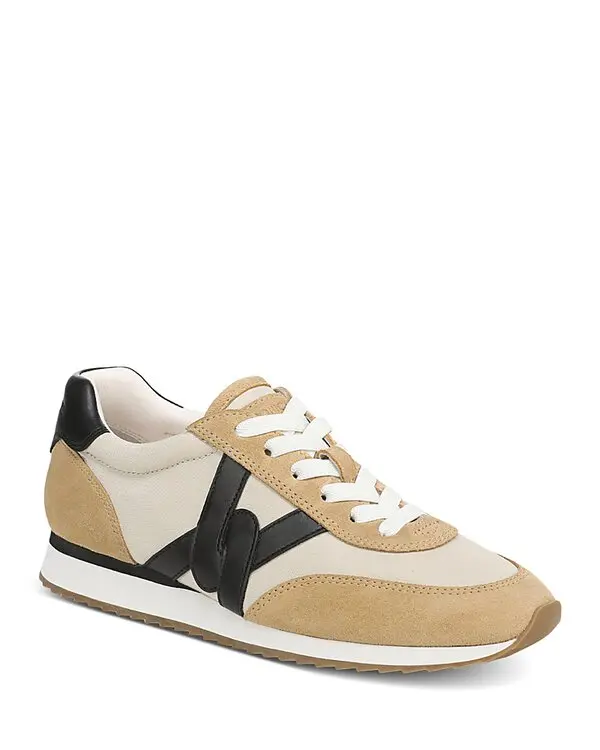 Veronica Beard Penrose Running Sneakers - Black/desert