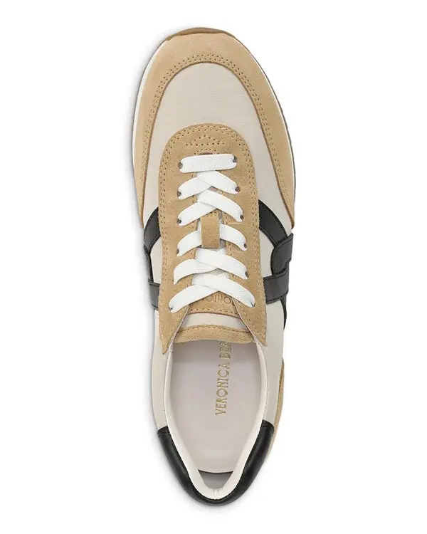 Veronica Beard Penrose Running Sneakers - Black/desert
