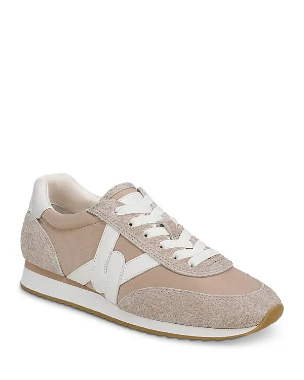 Veronica Beard Penrose Running Sneakers - Sand/rock