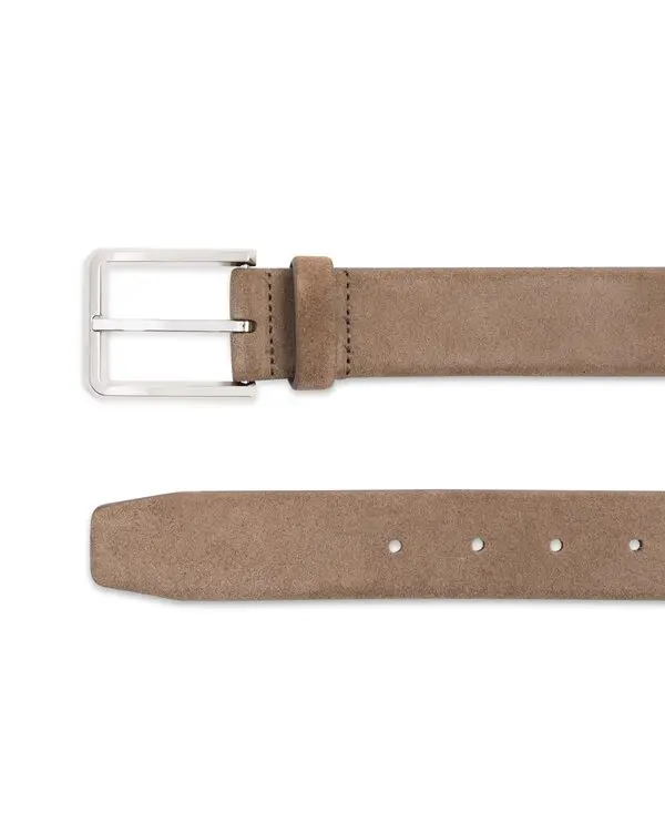 BOSS Caleb Suede Belt - Medium Beige