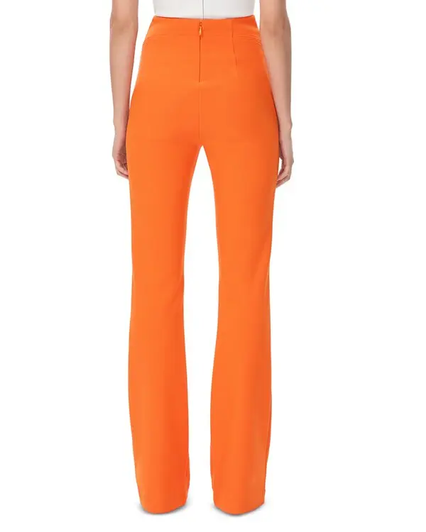 Herve Leger Priscilla Stretch Crepe Pants - Sunset