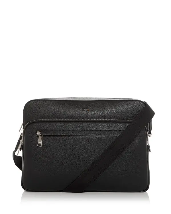 BOSS Ray Zip Messenger Bag - Black
