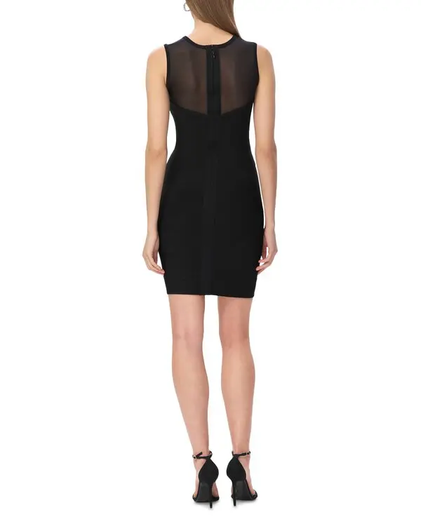 Herve Leger Helena Mini Dress - Black