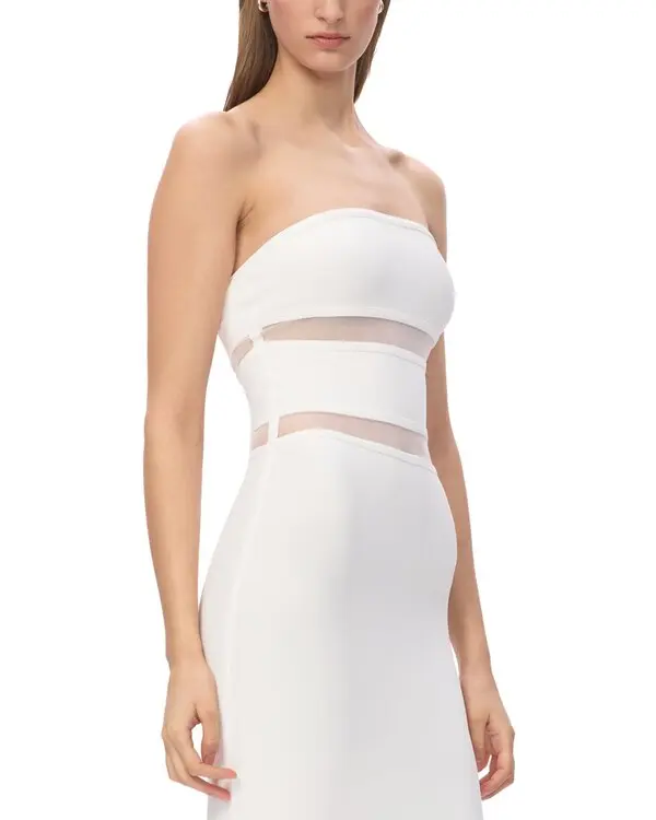 Herve Leger Vera Strapless Knit Gown