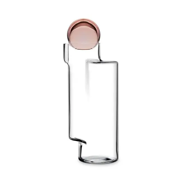 NUDE GLASS Juno Carafe, 40 Oz - Clear