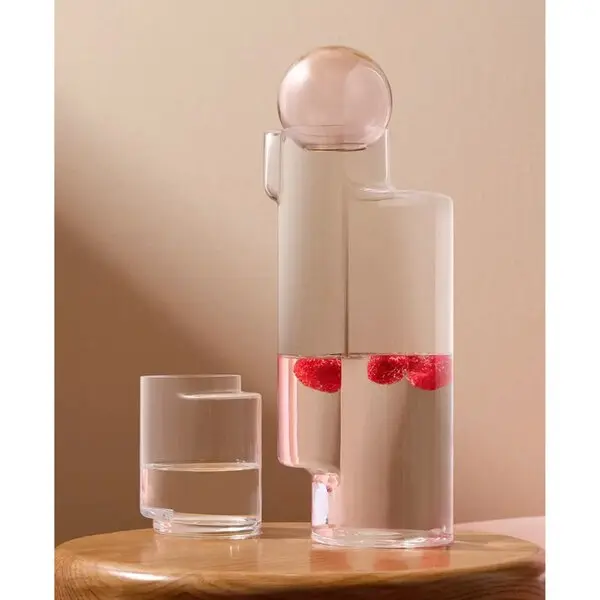 NUDE GLASS Juno Carafe, 40 Oz