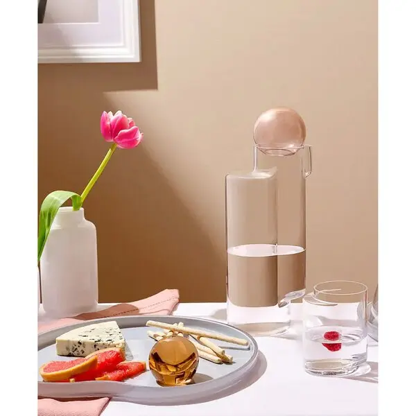 NUDE GLASS Juno Carafe, 40 Oz