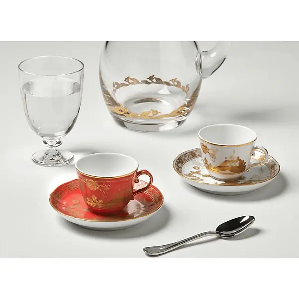 GINORI 1735 Oriente Italiano Coffee Saucer - Rubrum