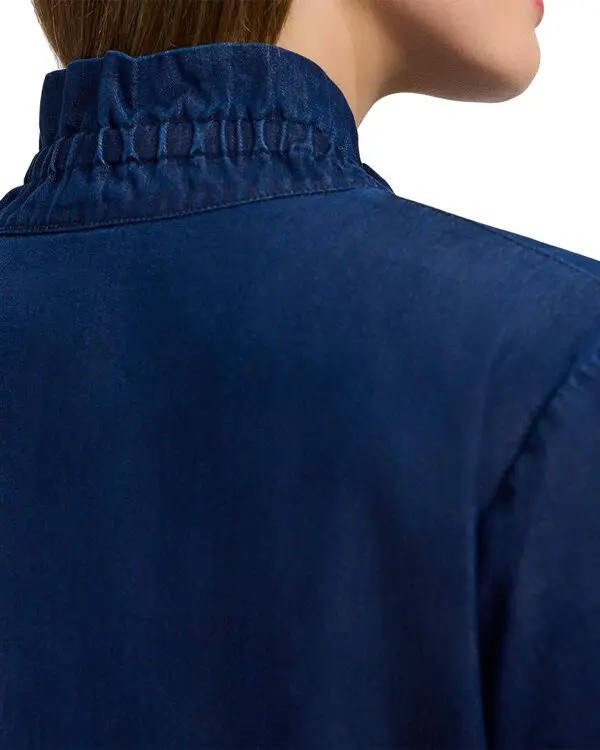Foxcroft Carolina Long Sleeve Denim Shirt