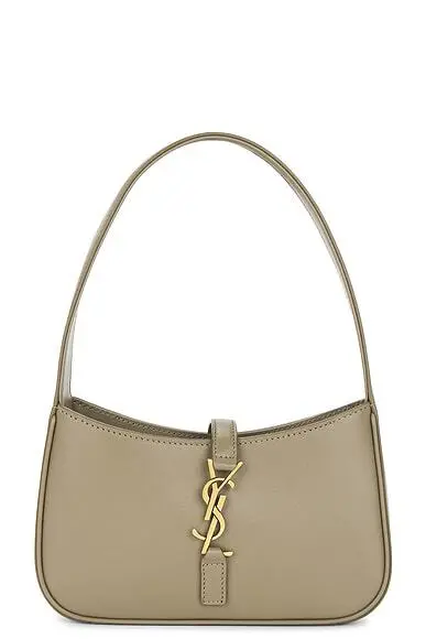 Saint Laurent Mini Le 5 A 7 Hobo Bag - Strong Moss