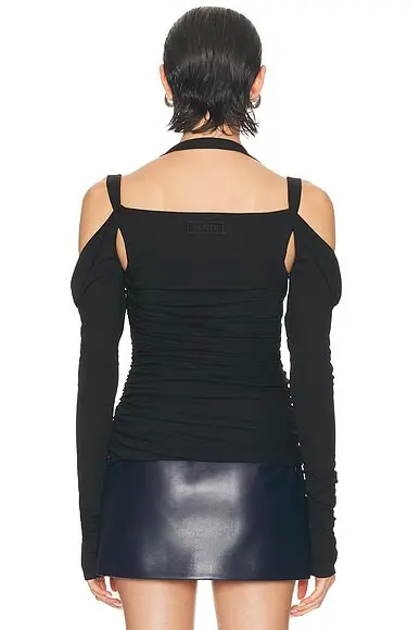 Attico Cold Shoulder Top