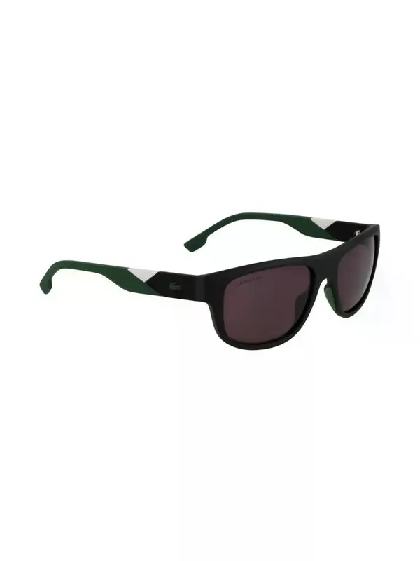 Lacoste Geometric-print Sunglasses - Black