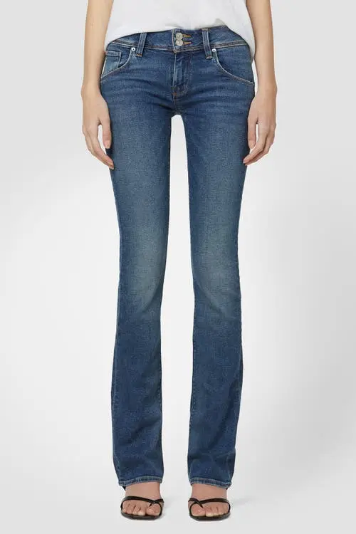 Hudson Jeans Beth Mid-rise Baby Bootcut Jeans