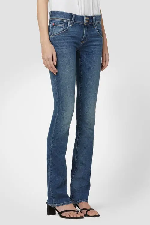 Hudson Jeans Beth Mid-rise Baby Bootcut Jeans