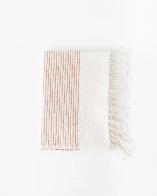 CREATIVE WOMEN Riviera Cotton Hand Towel - Blush