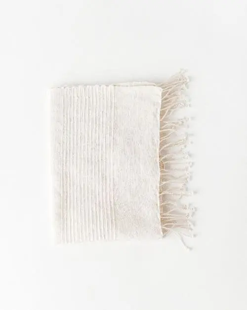 CREATIVE WOMEN Riviera Cotton Hand Towel - Natural