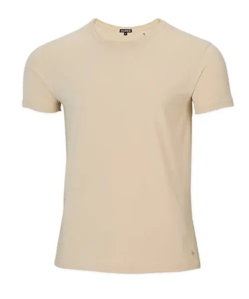 JACK OF SPADES Peruvian Pima Cotton T-shirt - Sand Tan