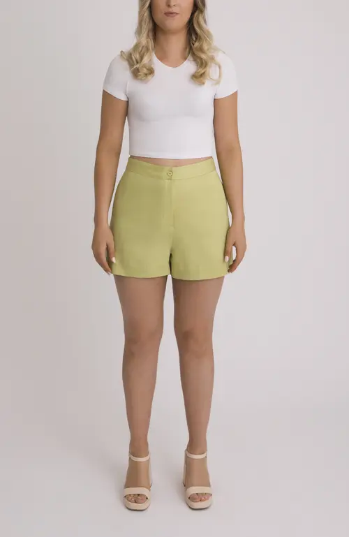 AAM THE LABEL High-waisted Relaxed Fit Short - Pear