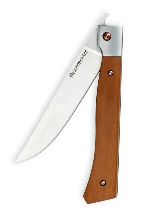 MESSERMEISTER Folding Steak Knife 4 Inches - Maple