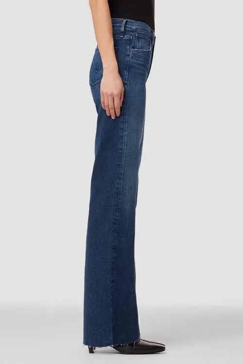 Hudson Jeans Rosie High-rise Wide Leg Jean - Dover