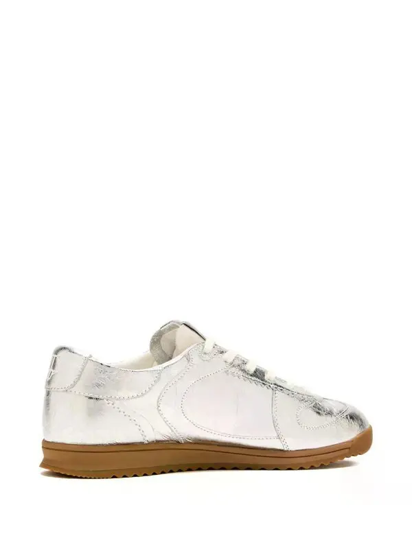 NAKED WOLFE Metallic Lace-up Sneakers