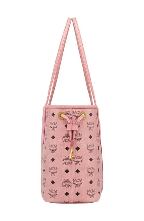 Mcm Small Liz Shopper - Pink