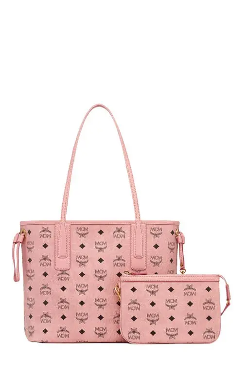 Mcm Small Liz Shopper - Pink