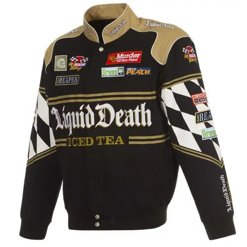 JH DESIGN Nascar Liquid Death Full-snap Twill Jacket
