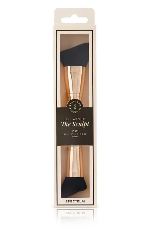 SPECTRUM All About The Brush D12 The Sculpt Dual-ended Brush - Light Beige