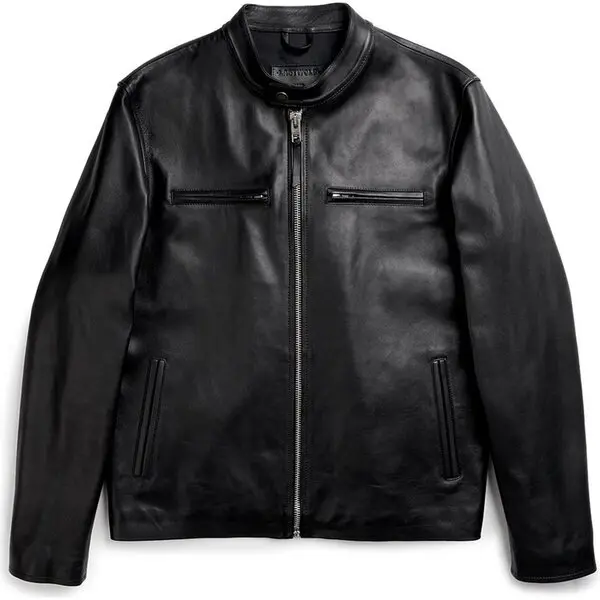LAST WOLF Wheeler Peak Racer Leather Jacket