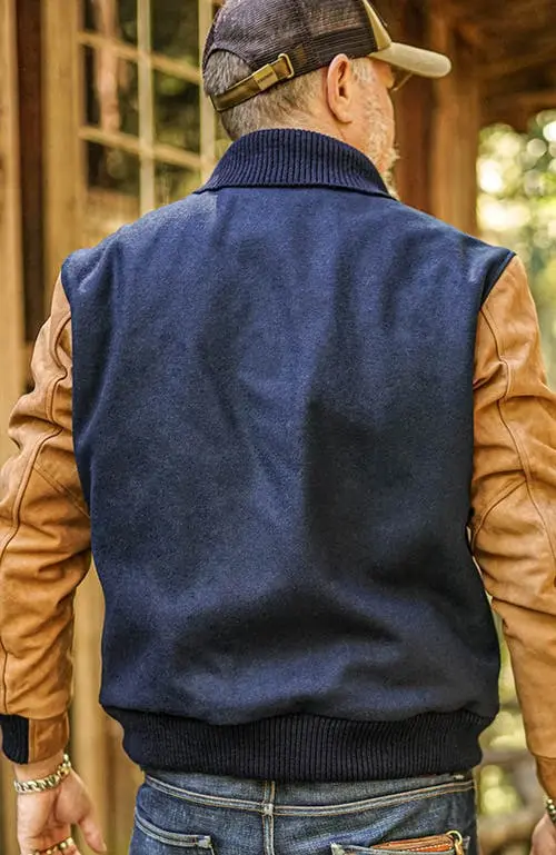 LAST WOLF Baker Mount Varsity Jacket