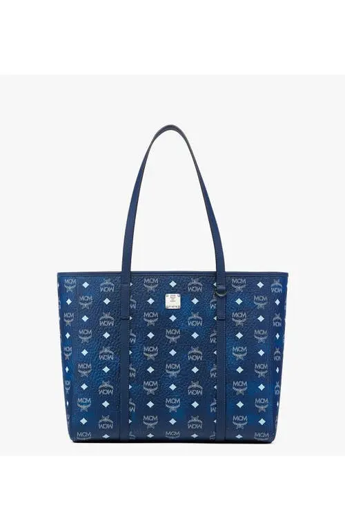 Mcm Toni Top-zip Shopper - Blue