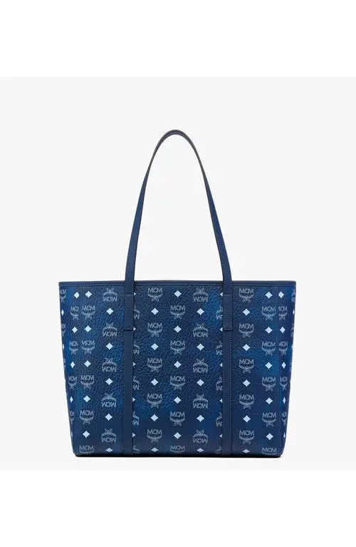 Mcm Toni Top-zip Shopper - Blue
